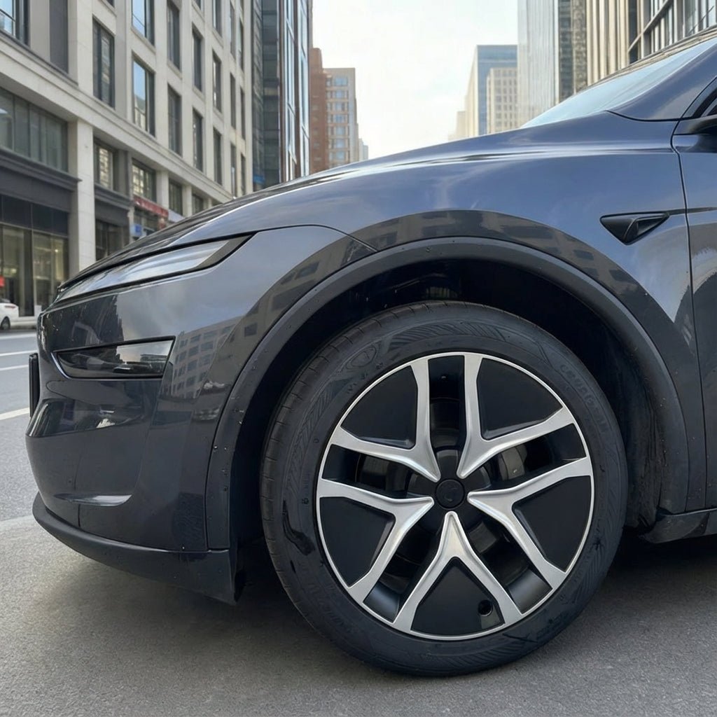 19" Gemini Wheel Covers for Model Y Juniper 2025+ (Set of 4) - Tesery