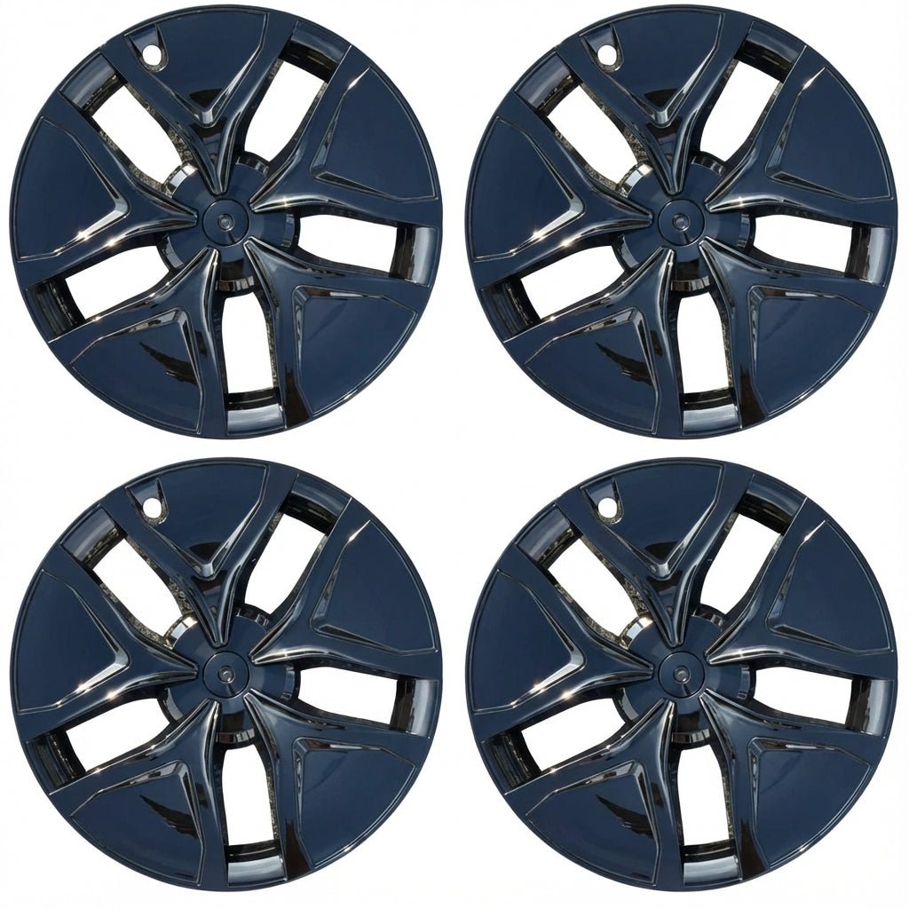 19" Gemini Wheel Covers for Model Y Juniper 2025+ (Set of 4) - Tesery
