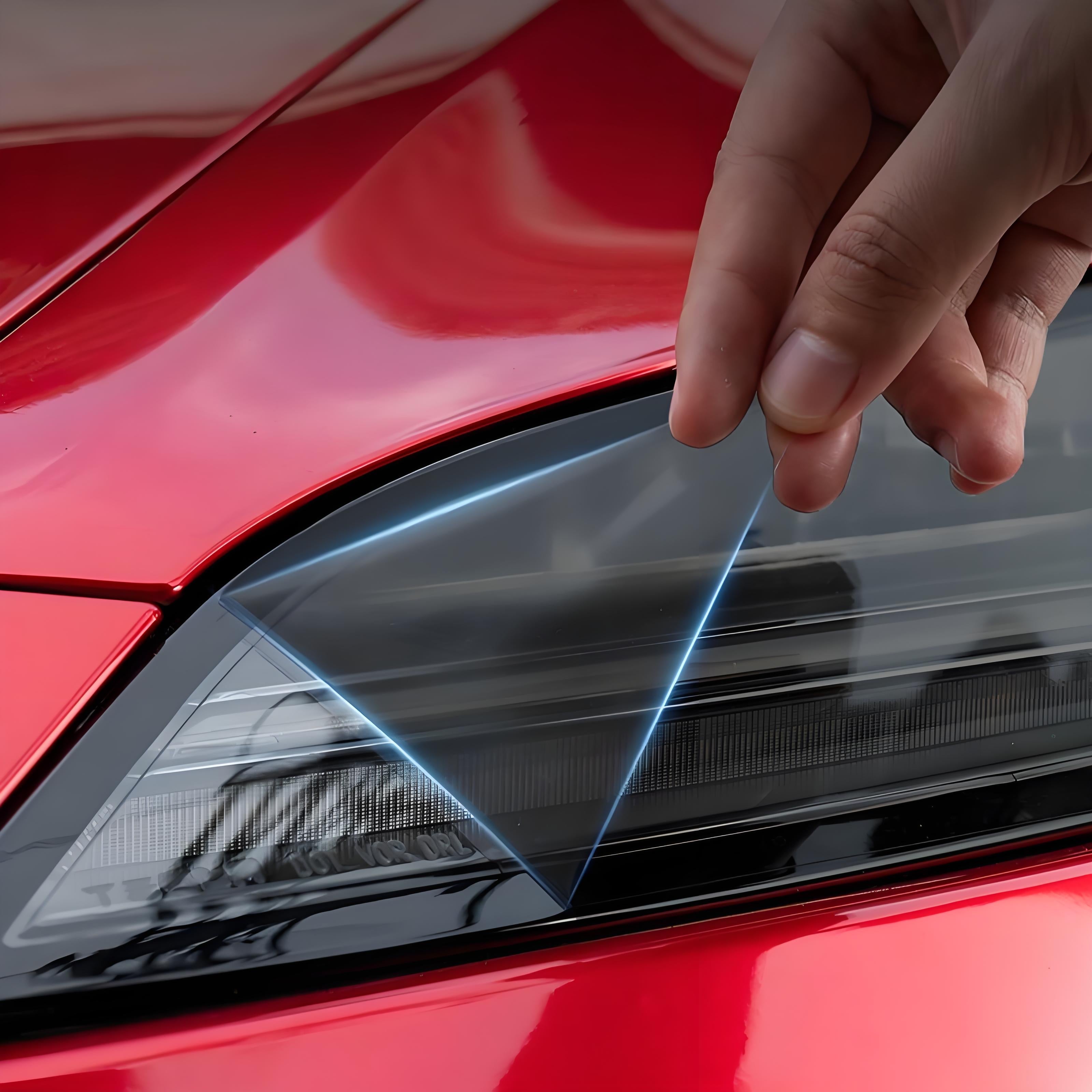 Tesla Model 3 Highland / Y Juniper Scheinwerfer-TPU-Folie – getönter Schutz